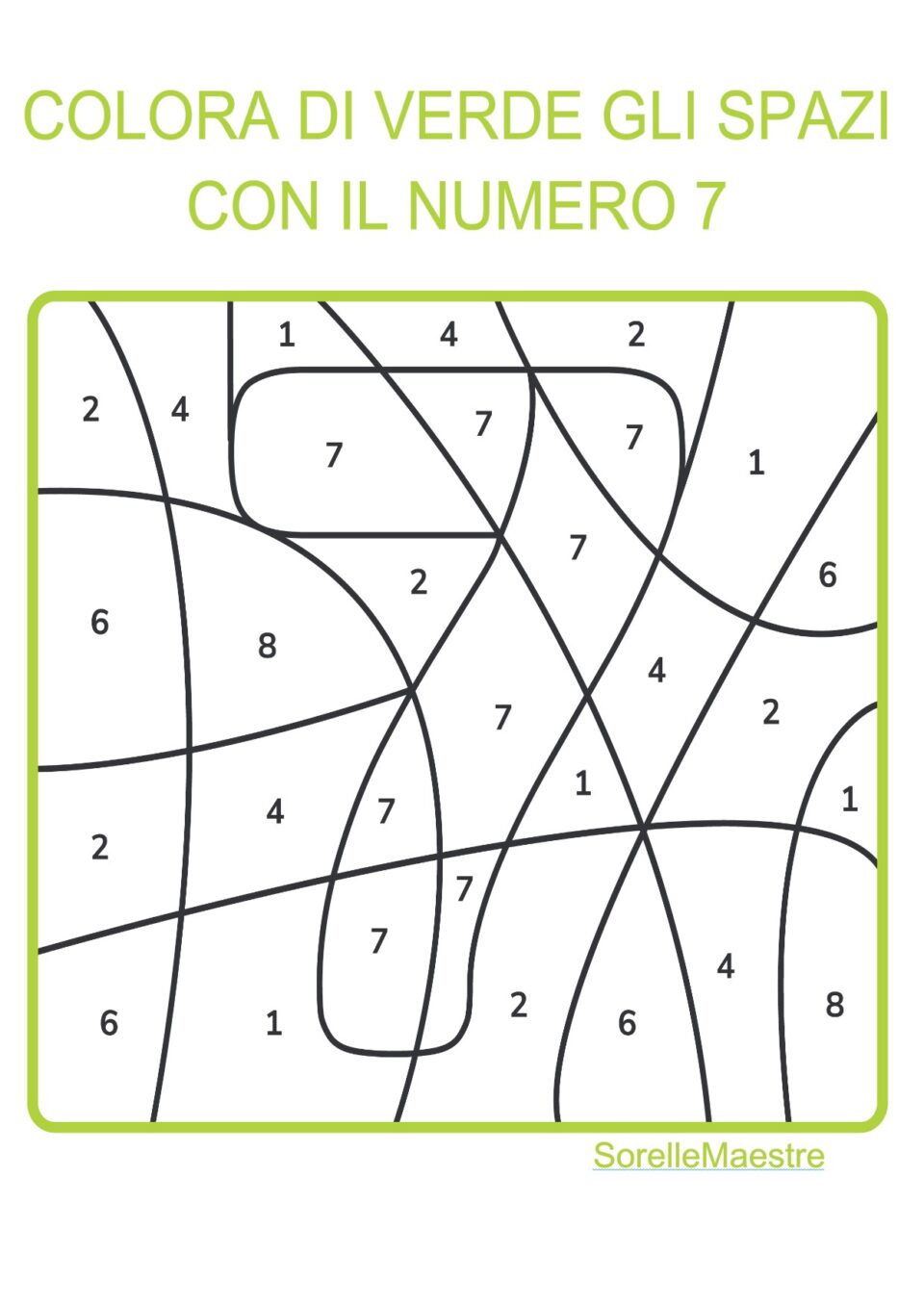 Colora, traccia e scrivi i numeri - SorelleMaestre scuola primaria